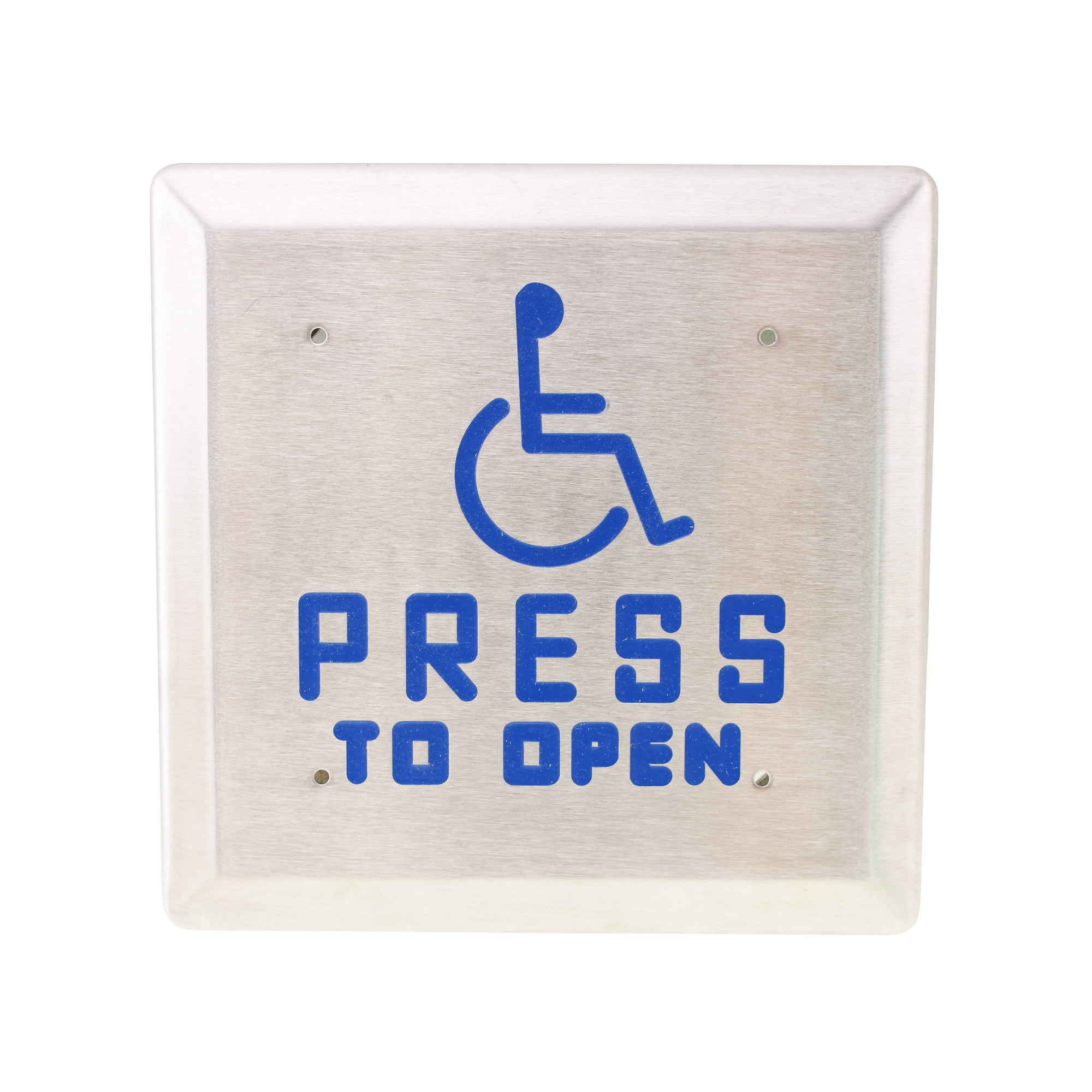 Larco 212266 S61 Handicap Wall Switch, Push-Button Plate, Stainless ...