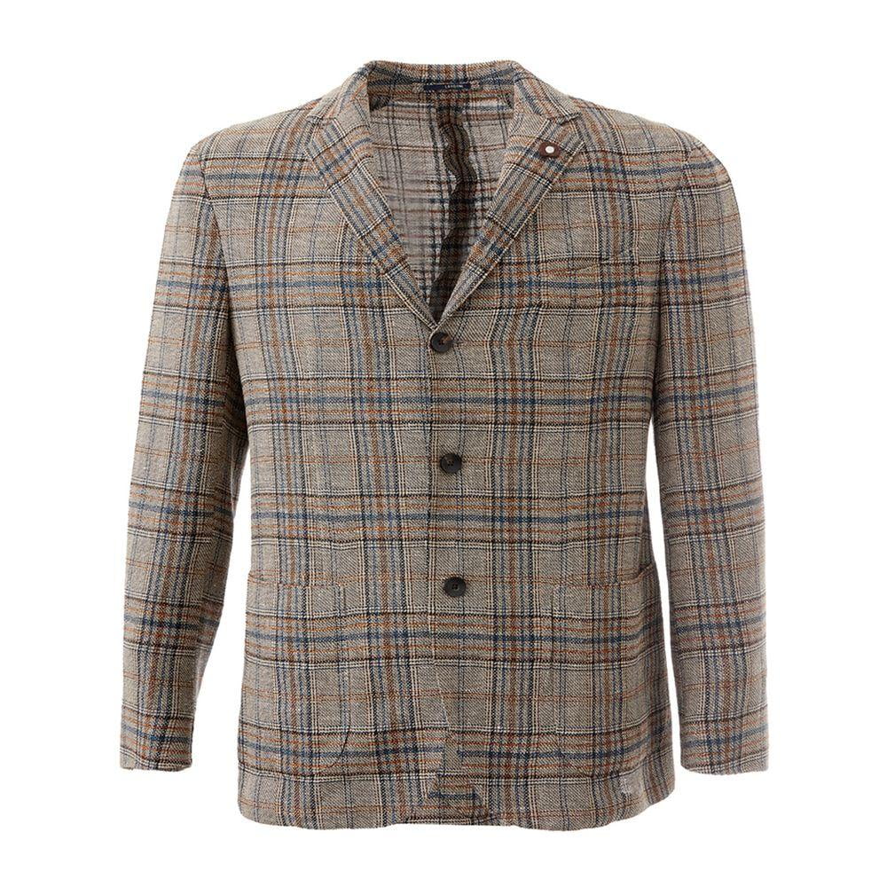 Lardini Elegant Multicolor Linen Jacket - Walmart.com