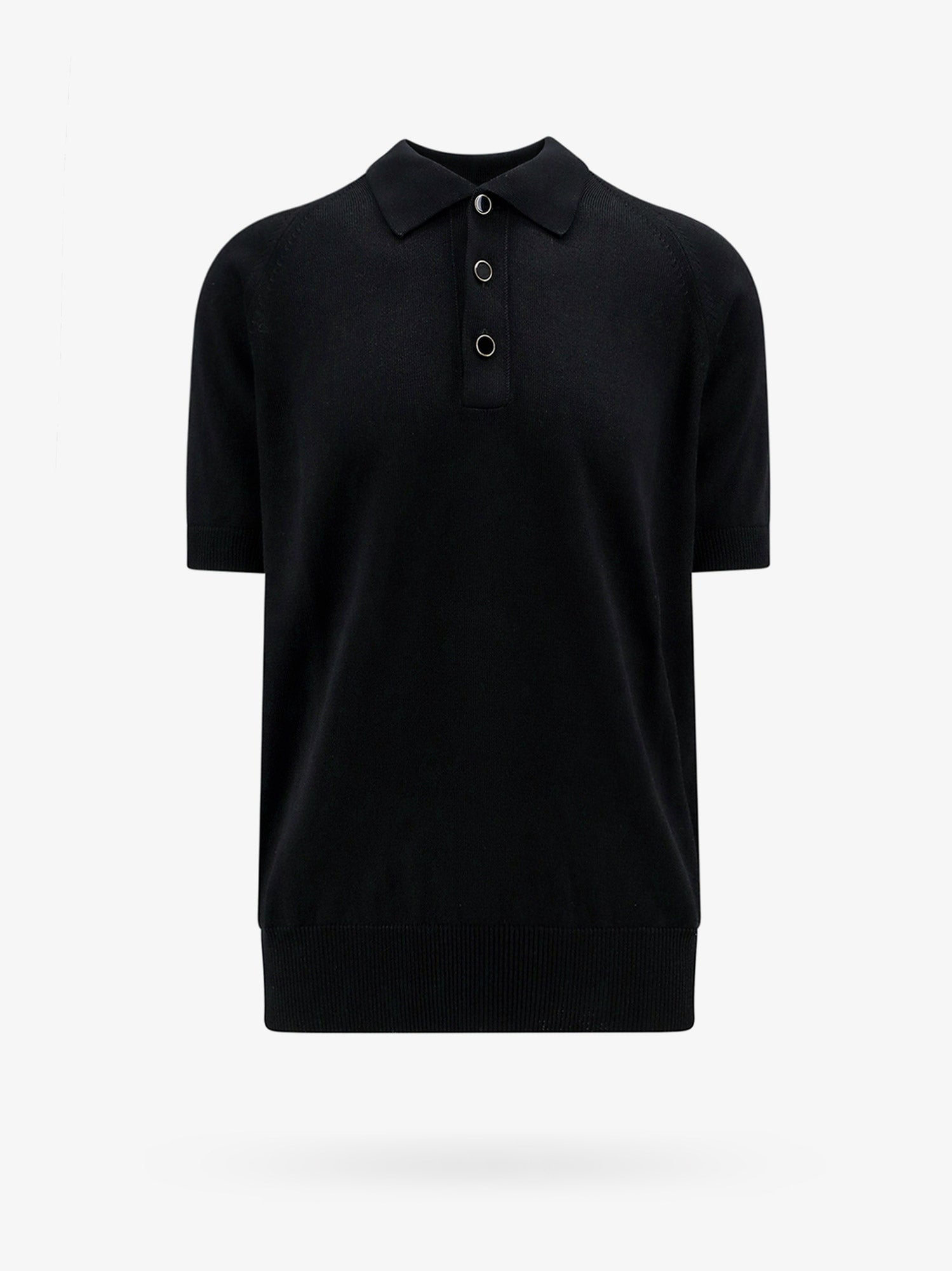 Lardini Man Polo Shirt Man Black Polo Shirts