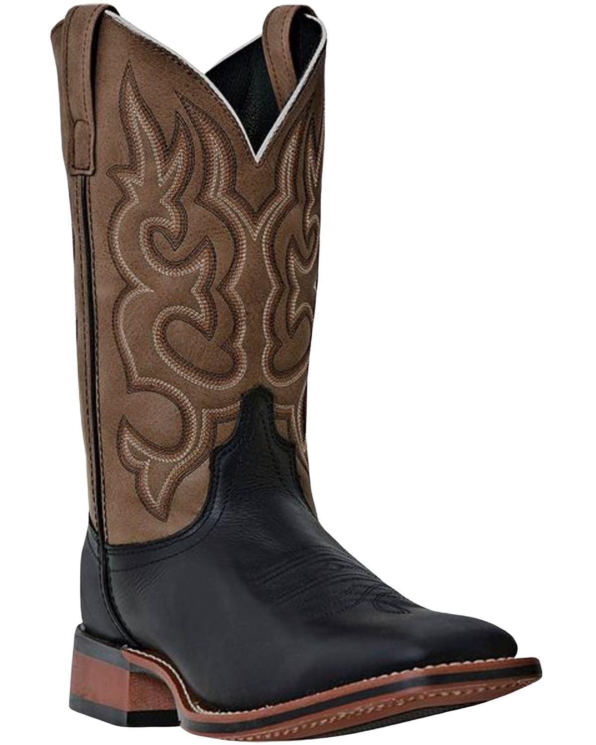 Laredo Men's Basic Stockman Western Boot Broad Square Toe - 7877 8 EE ...