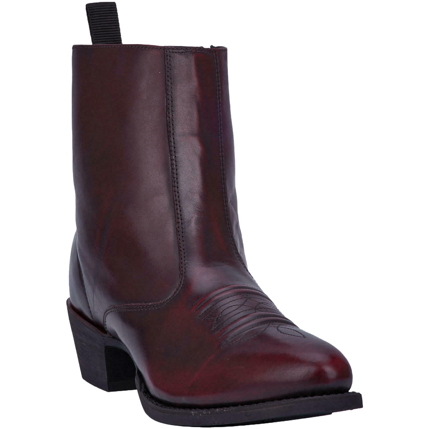 Laredo Men's Fletcher Black Cherry Leather Ankle Boots 62078 - Walmart.com