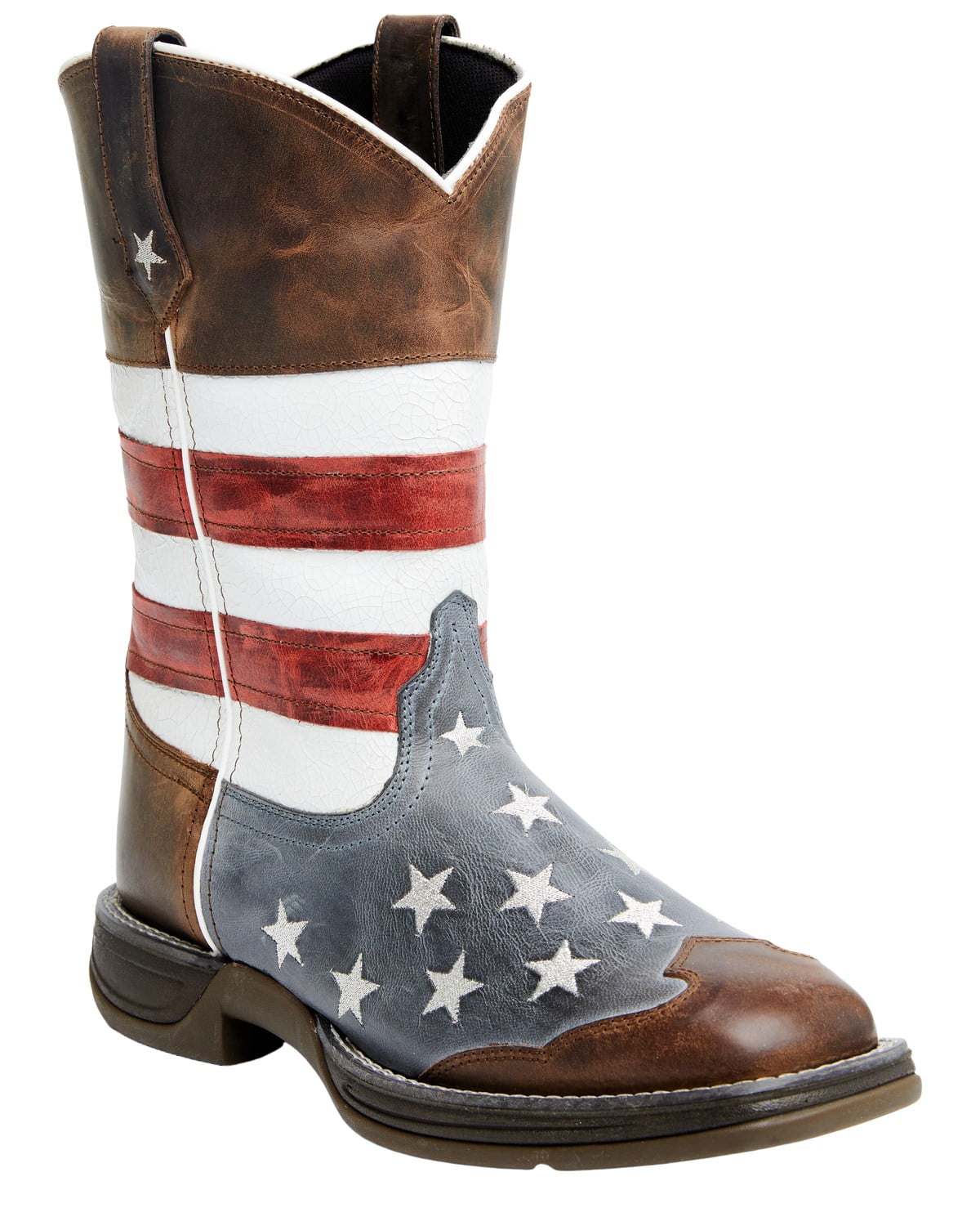 Laredo Men's Hancock Western Boot Broad Square Toe Brown 10 D(M) US ...