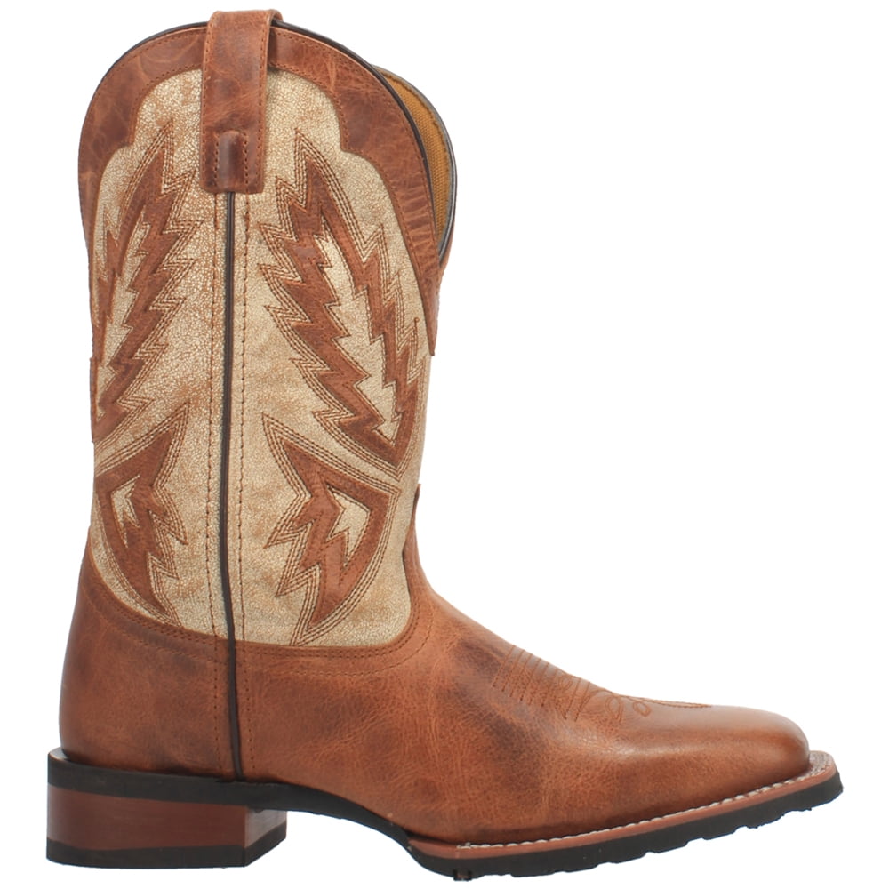 Laredo Mens Koufax Square Toe Cowboy Mid Calf Boots - Walmart.com