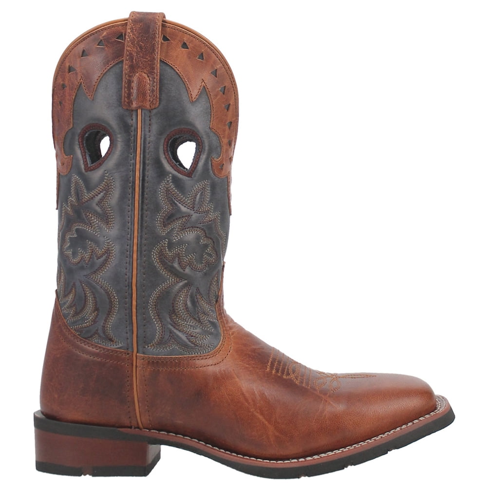 Laredo Mens Ross Square Toe Cowboy Mid Calf Boots - Walmart.com