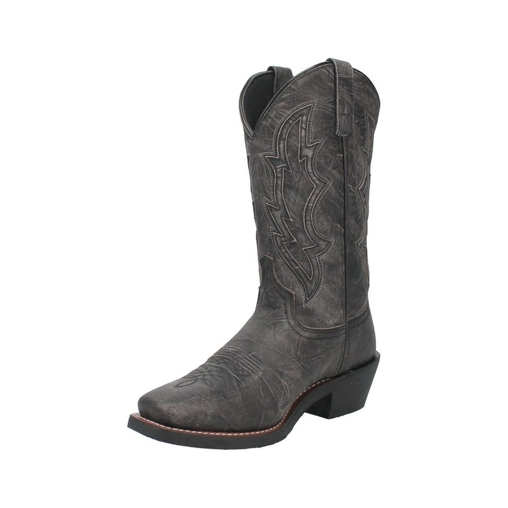 Laredo Western Boots Mens Jessco Square Toe 12" Pull On Black 68557 ...