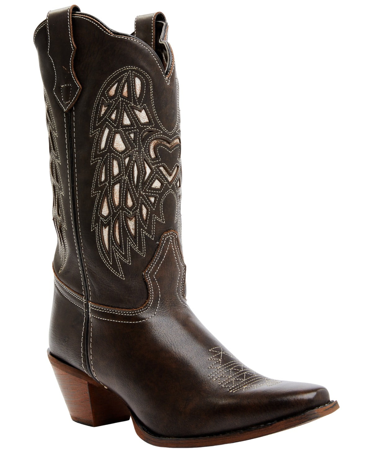Laredo Women's Women'S Heart Angel Wing Cowboy Western Boot Snip Toe ...