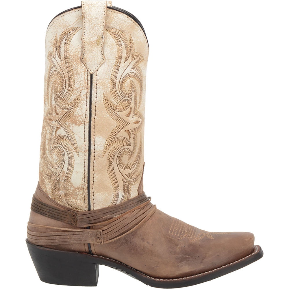 Dan Post, Laredo Women's Myra Cowboy Western Boots, Leather Block Heel ...