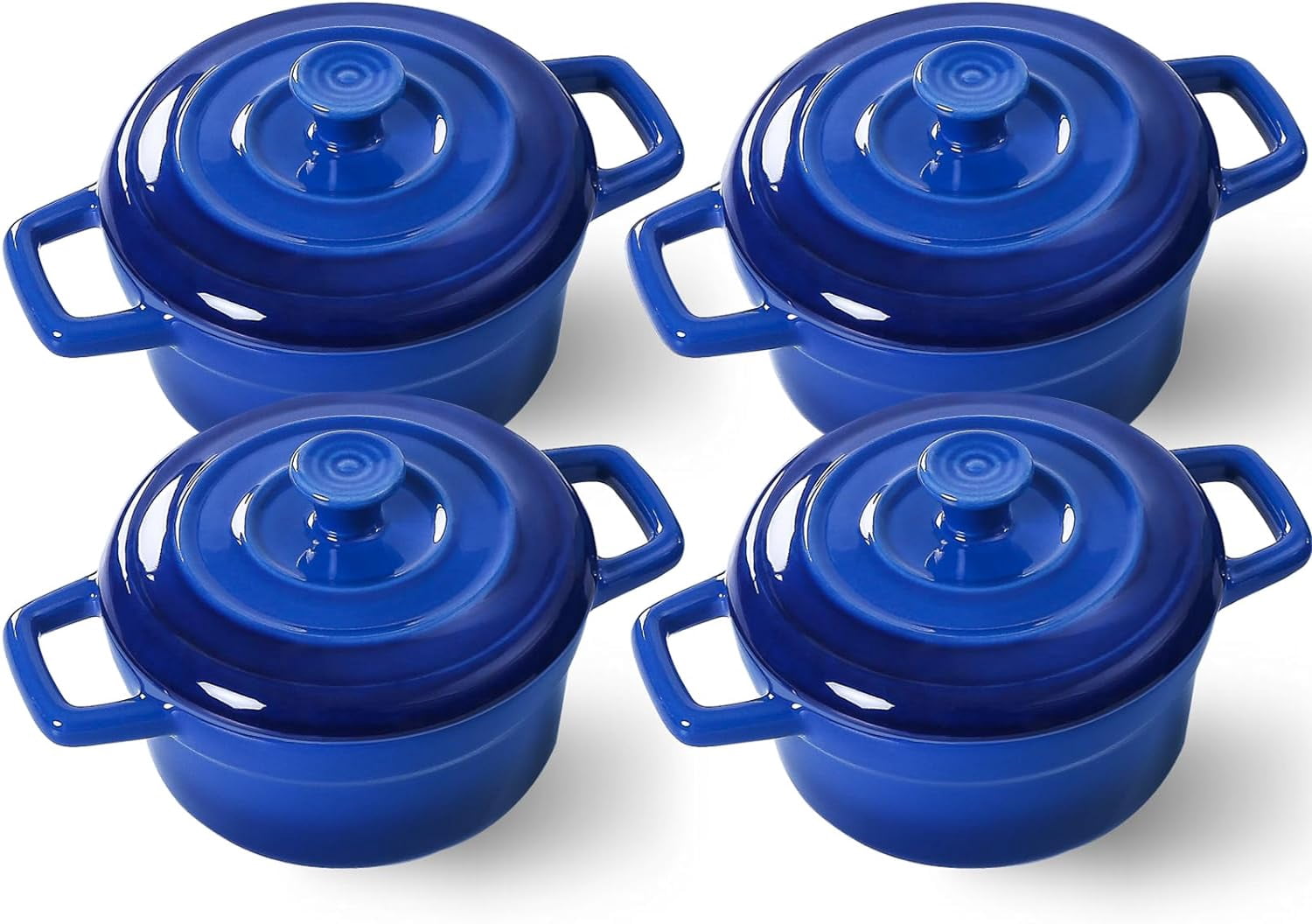 Lareina Mini Cocotte - 12oz Ceramic Casserole Dishes - Kitchen ...