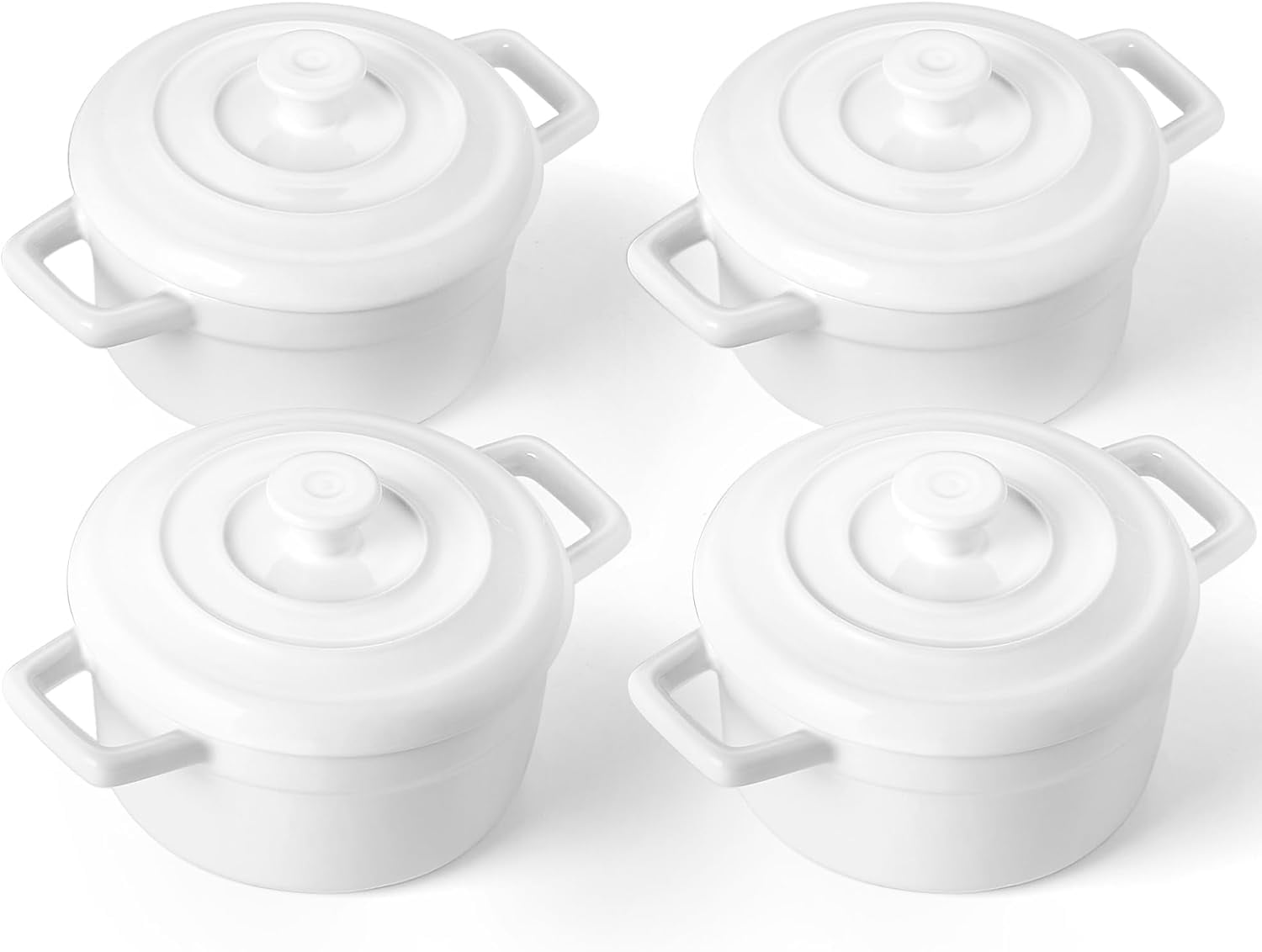 Lareina Mini Cocotte - 12oz Ceramic Casserole Dishes - Kitchen ...