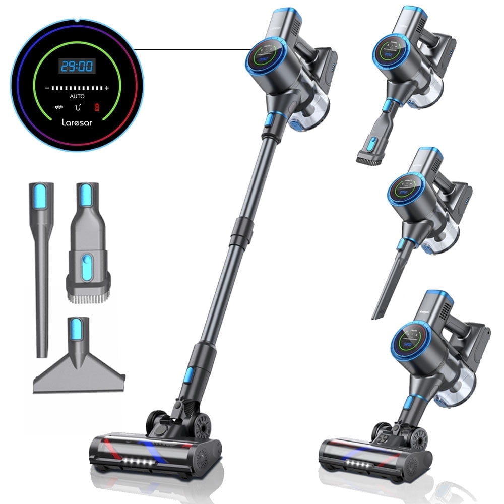 Free Shipping! Laresar Cordless Vacuum Cleaner 450W/55mins/33Kpa With ...