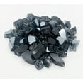 Large 1/2" Black Reflective Fire Glass 10 lbs - Walmart.com