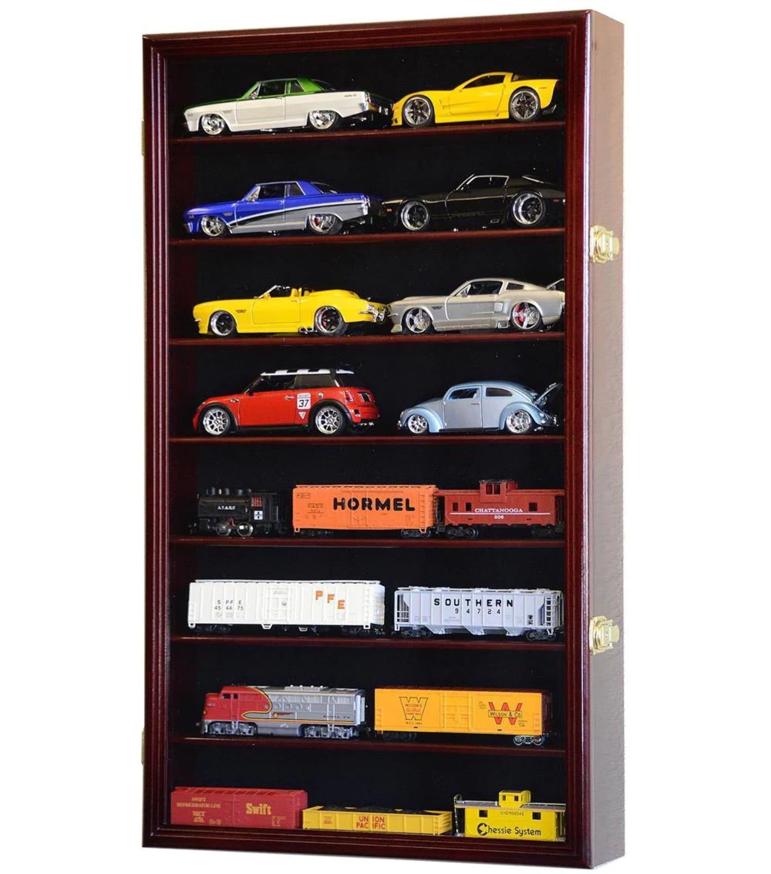 Large 1/24 Scale Diecast Car Display Case Cabinet - Walmart.com