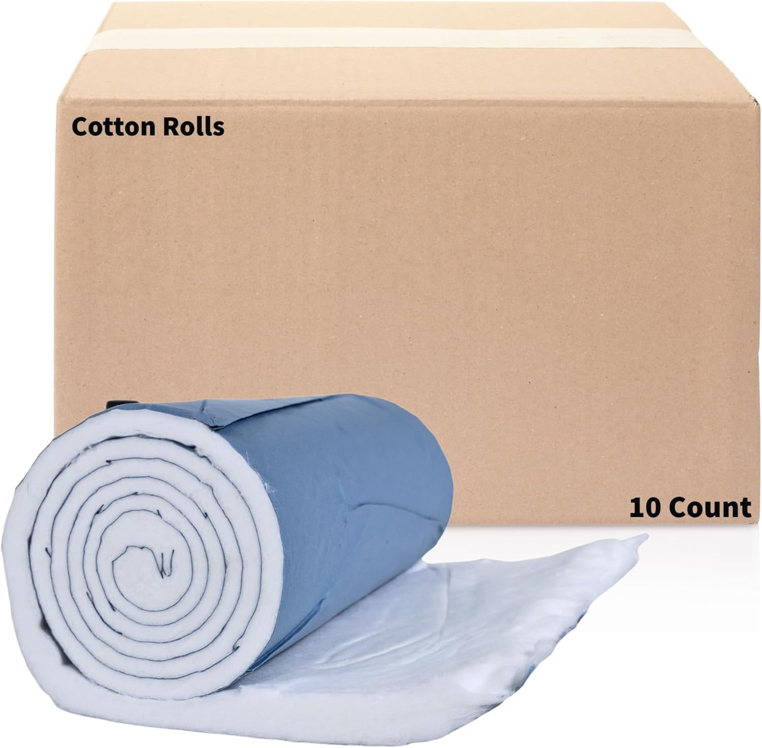 Large 1 lb White 100% Cotton Roll – Non-Sterile, Soft and High ...