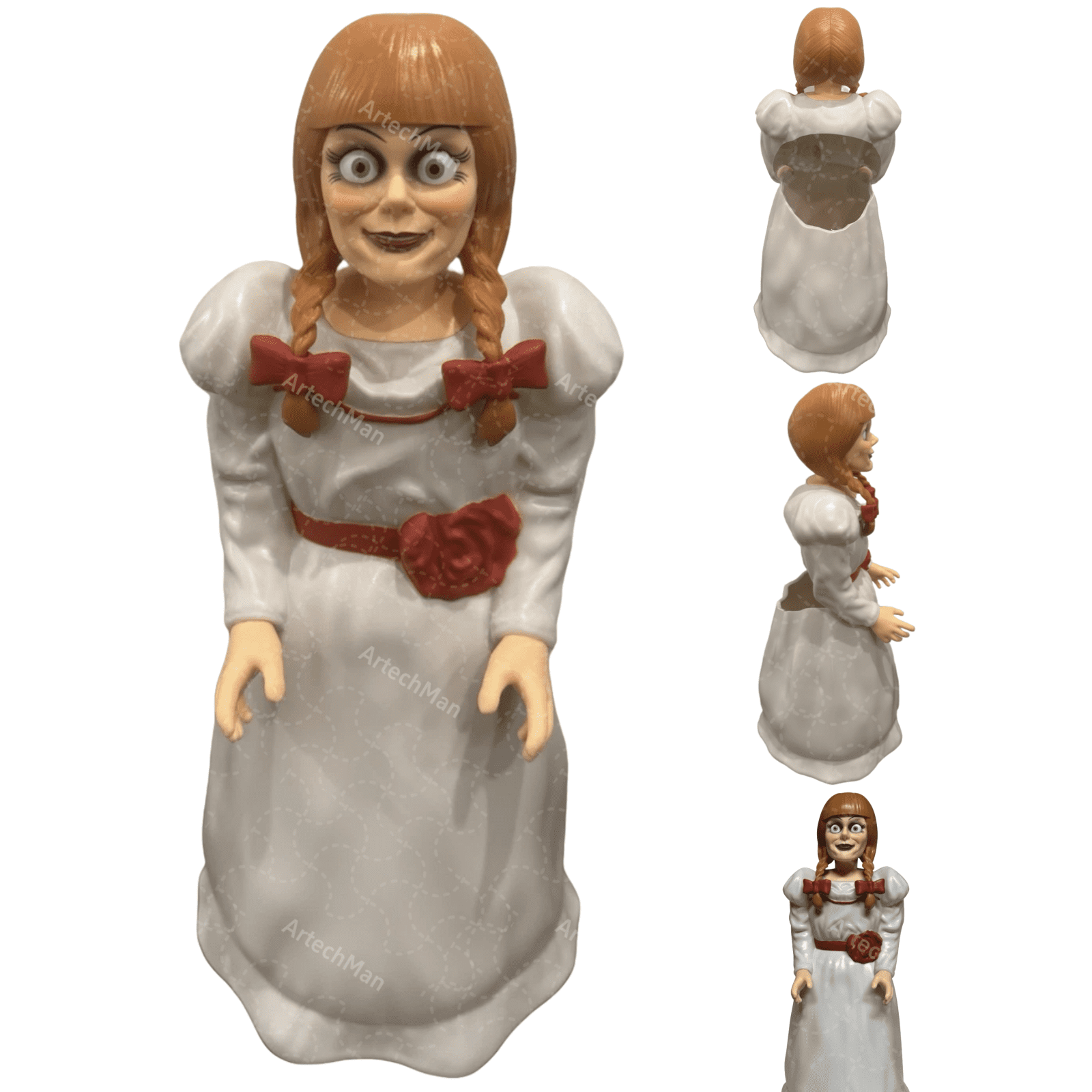 Large 10" Annabelle Popcorn Bucket Inspired by The Conjuring Last Rites ...