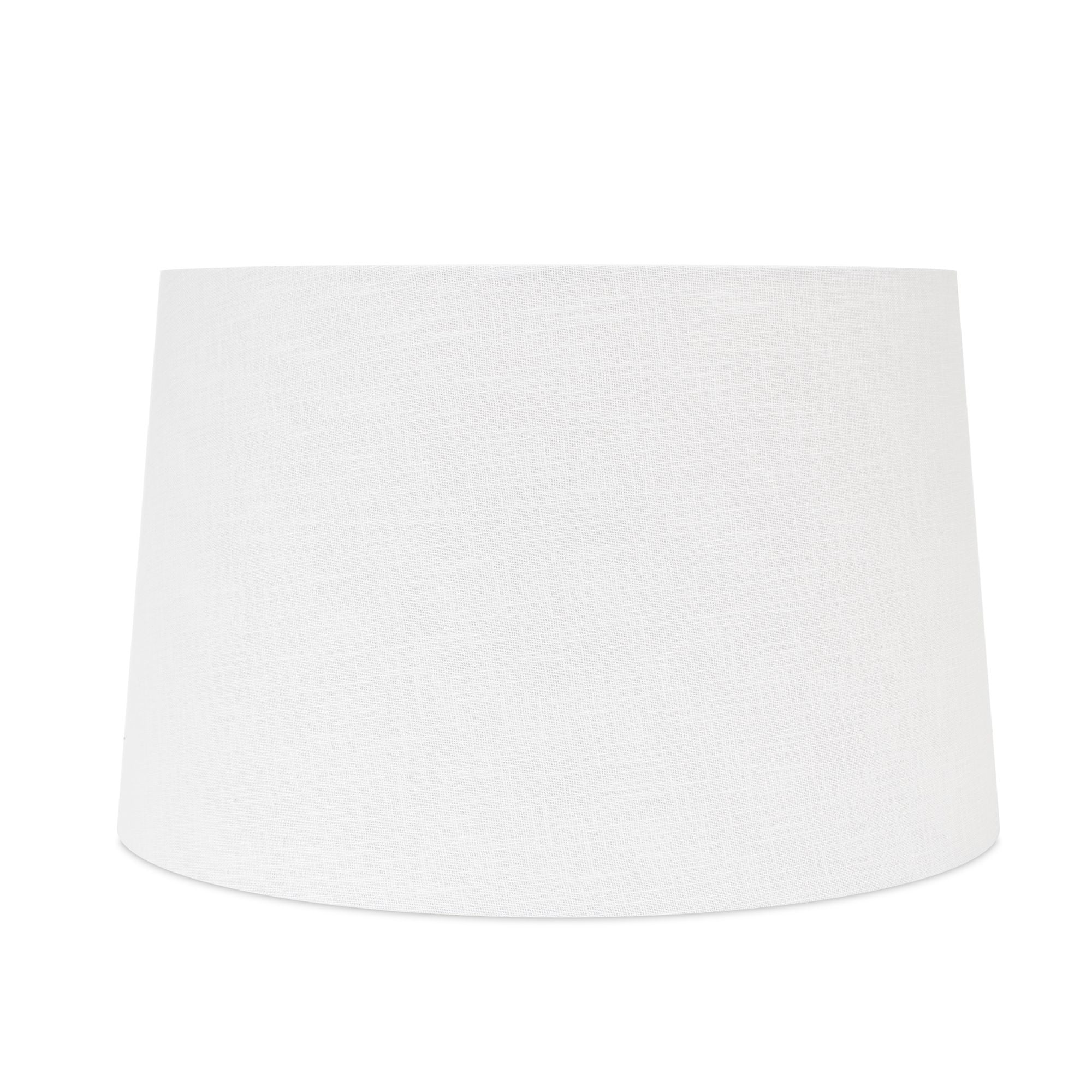 Large 10" Linen Lamp Shade, White - Walmart.com