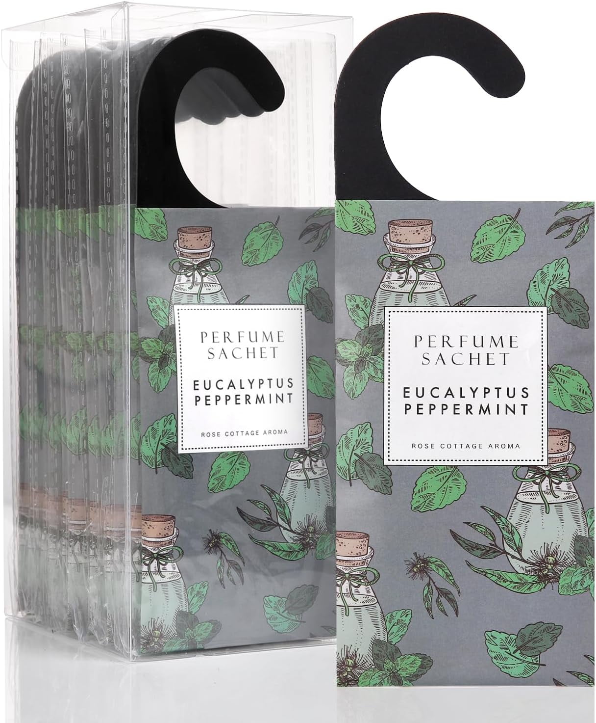Large 12 Packs Eucalyptus Peppermint Hanging Closet Air Freshener ...