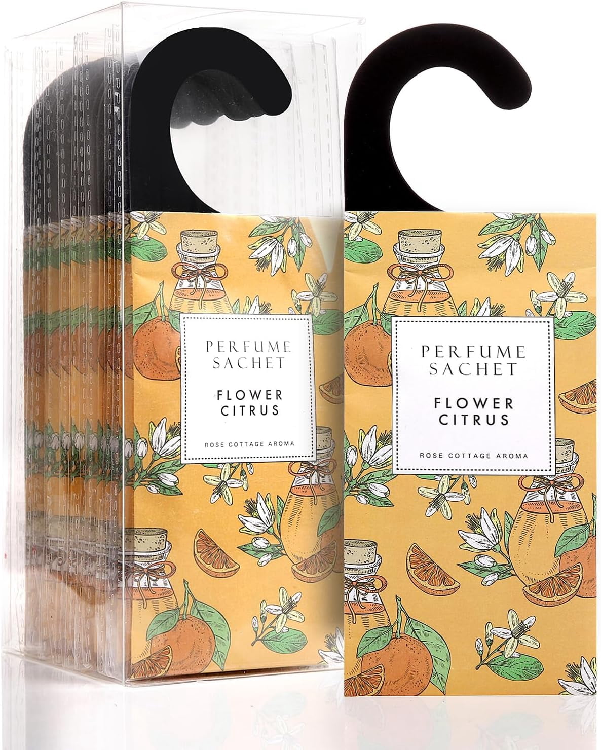 Large 12 Packs Flower Citrus Hanging Closet Air Freshener Scented ...