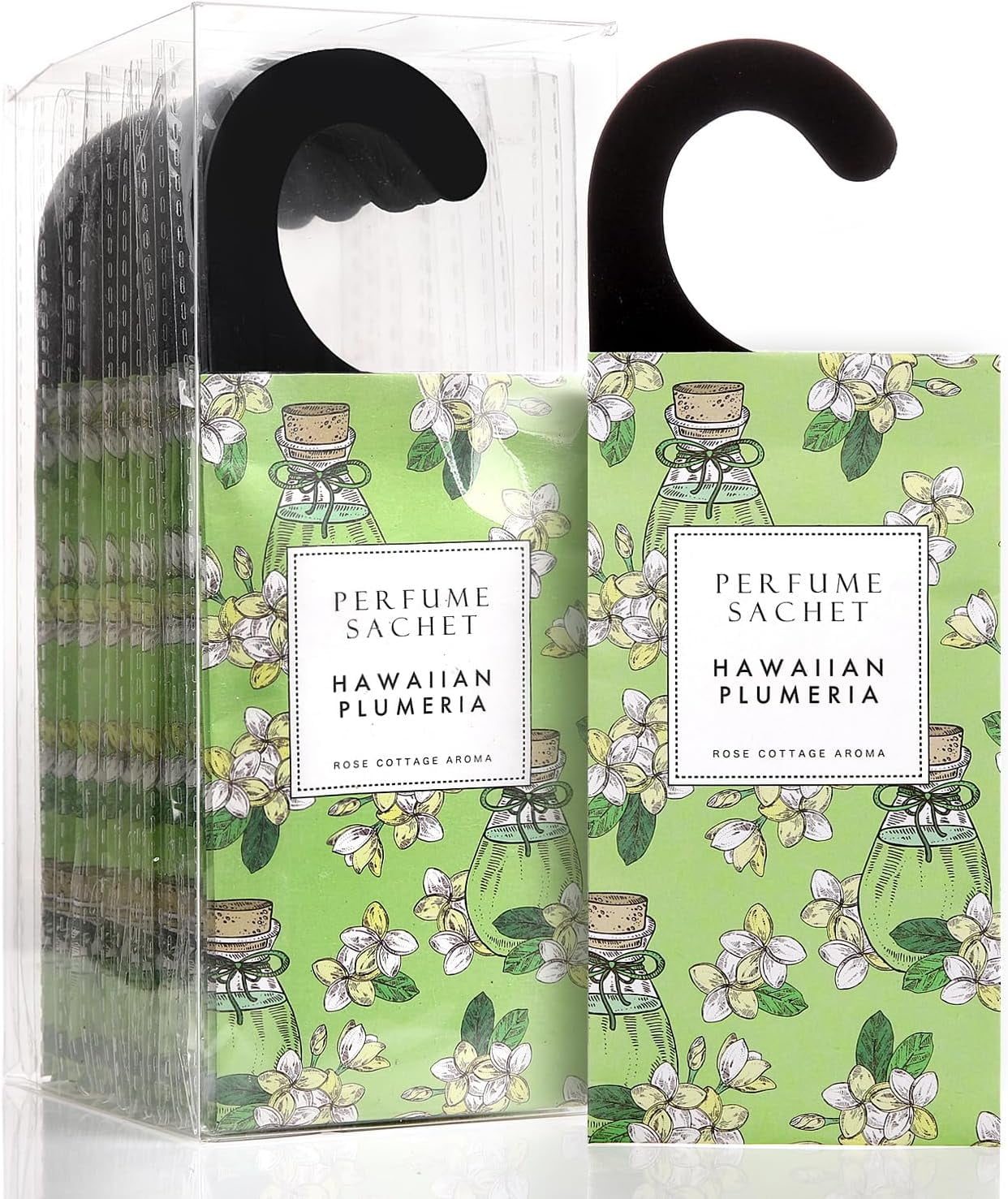 Large 12 Packs Hawaiian Plumeria Hanging Closet Deodorizer Air ...