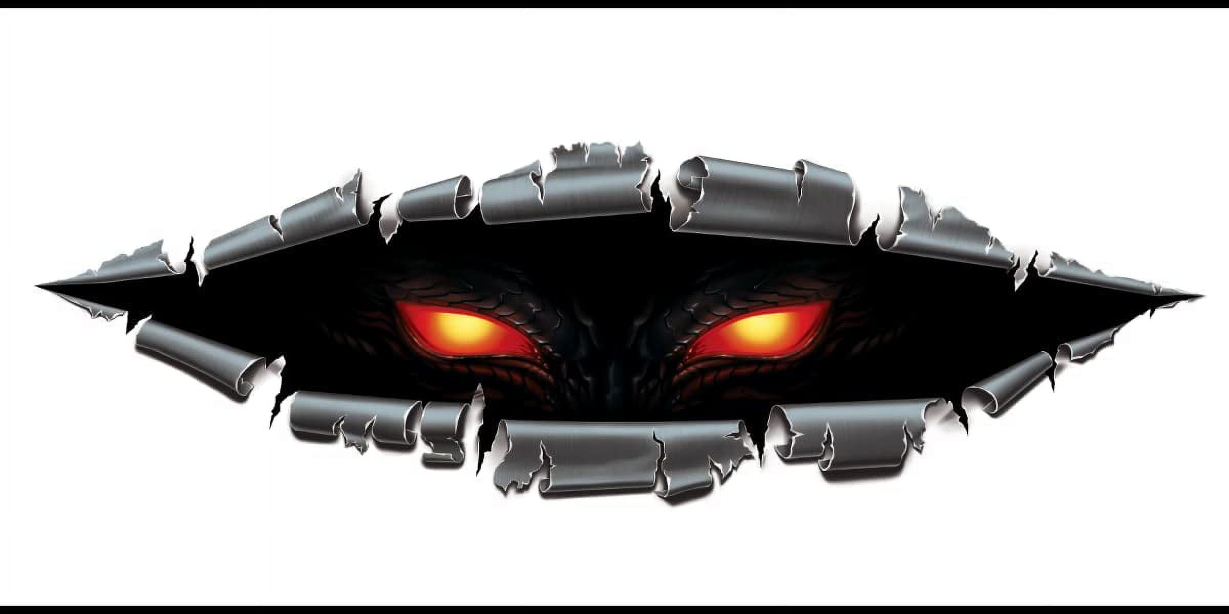 Large 12" Wide Peeking Monster in Trunk car Decal Vinyl Sticker Window ...