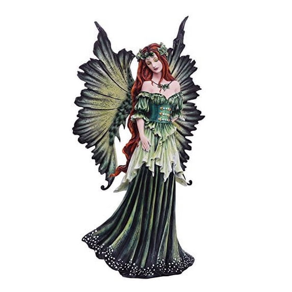 Large 18" Tall Fantasy Lady of the Forest Fairy Decorative Statue by ...