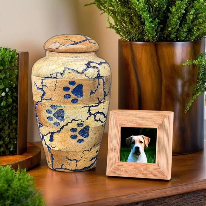 Large 180 Lbs Wooden Urns For Pet Ashes Keepsake Urn Cremation Urn For ...