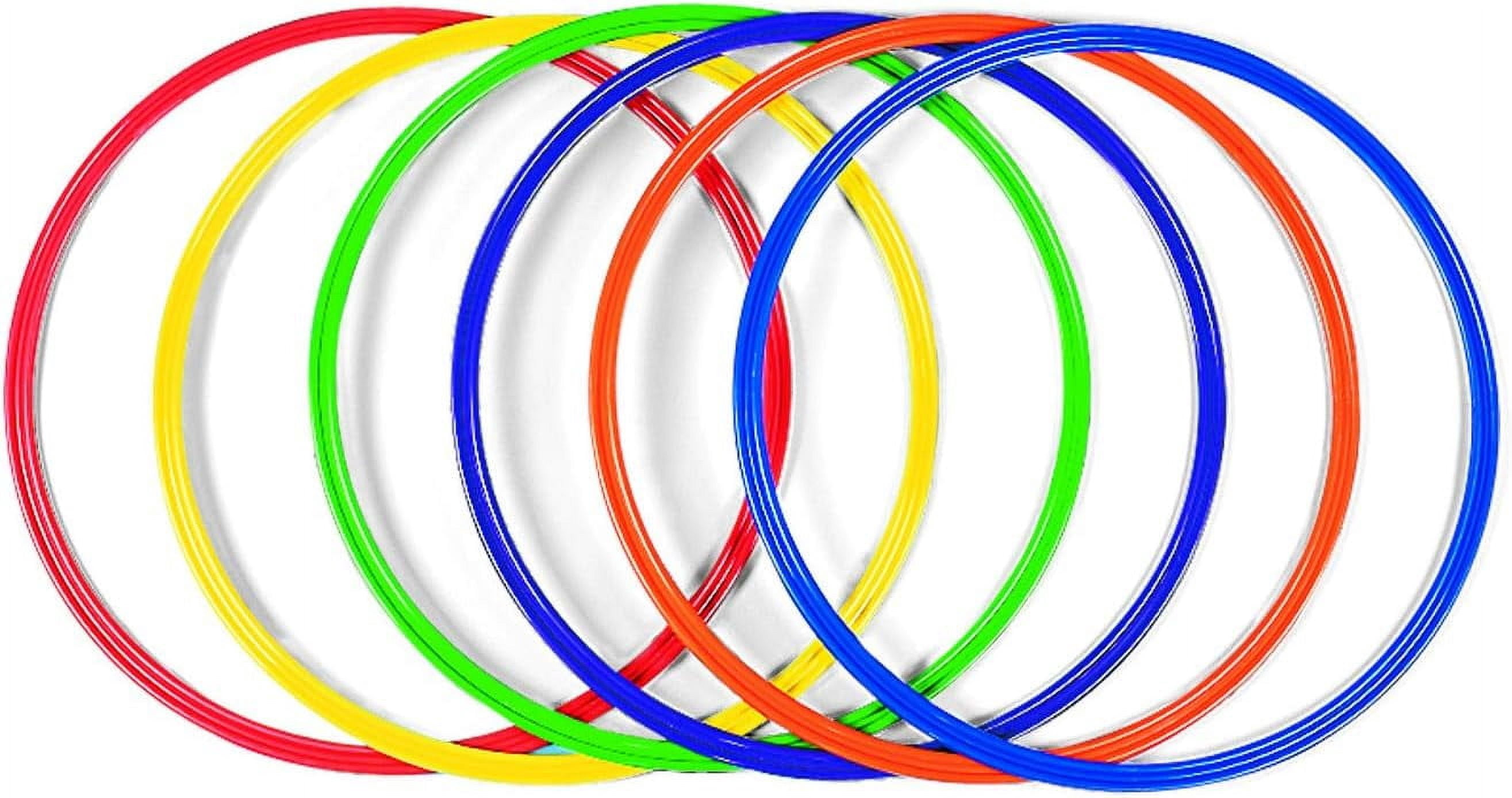 Large 20 Inch Obstacle Course Agility Rings, Set of 6 Rings, Great for ...
