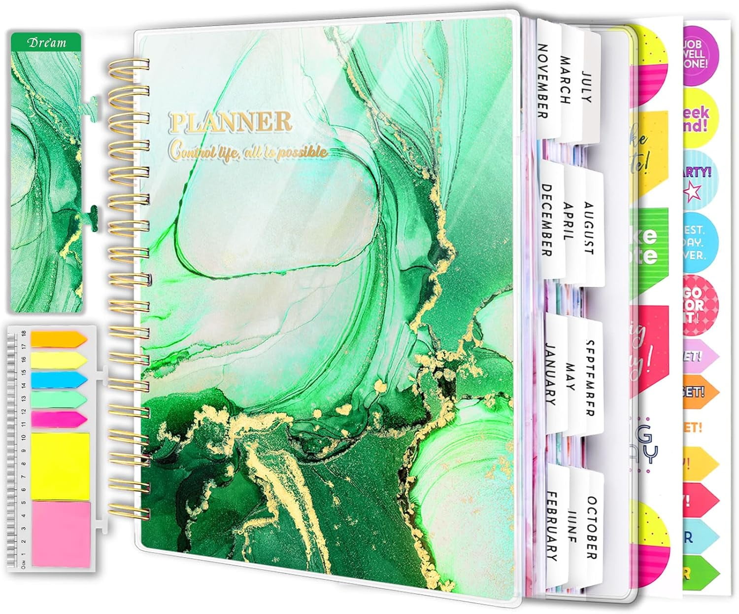 Large 2025 Planner, 8.5x9.8"Nov.2024–Dec.2025 Academic Daily Weekly ...