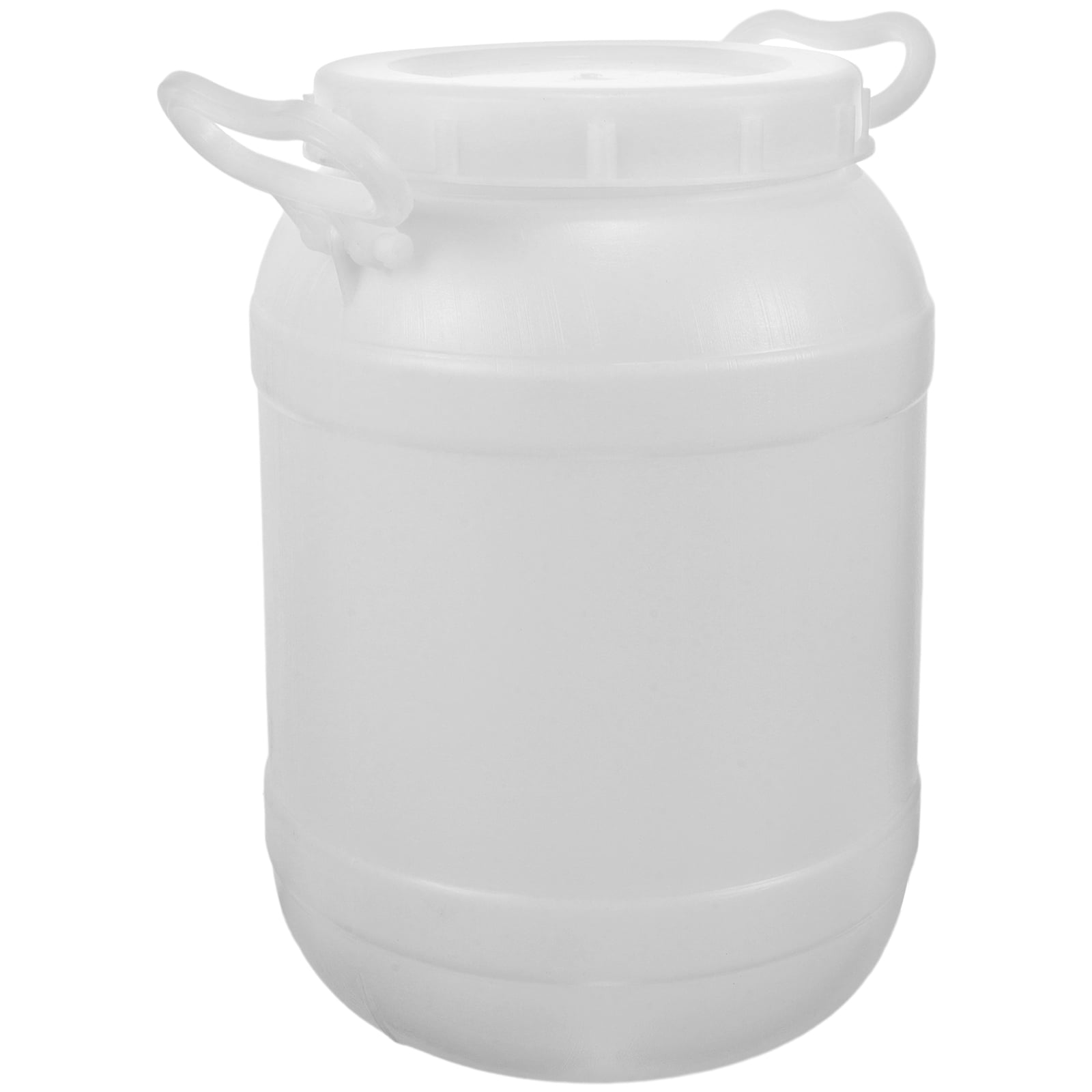 Large 25L Kitchen Storage Bucket with Airtight Lid Empty Plastic Gallon ...