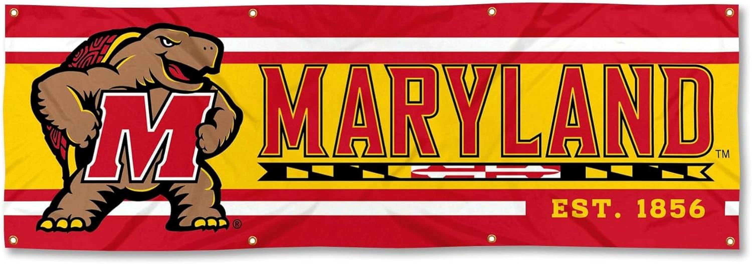 Large 2x6 Foot Banner for Maryland Terrapins - Walmart.com