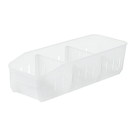 Puricon 6 Pack Refrigerator Storage Bins, Clear Plastic Fridge ...