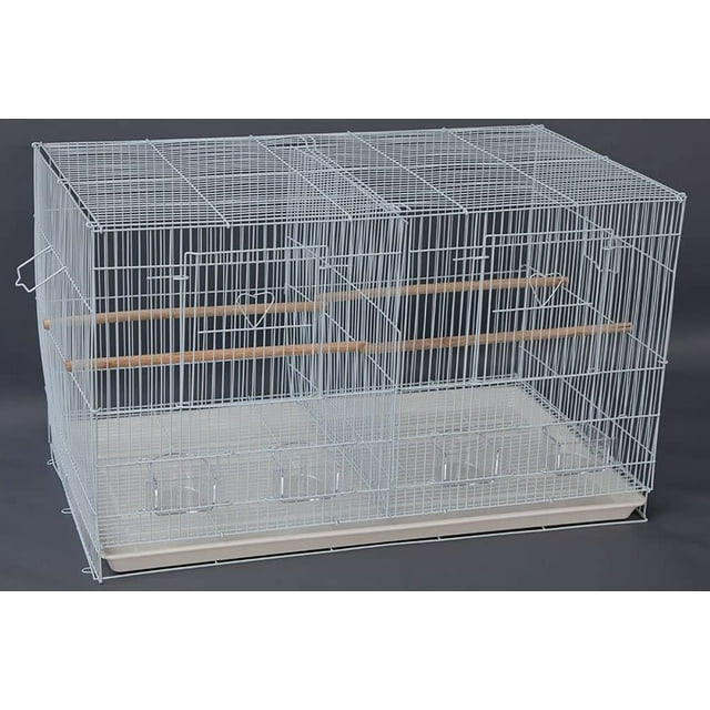 Large 30" Center Divider Breeding Breeder Bird Flight Cages For ...
