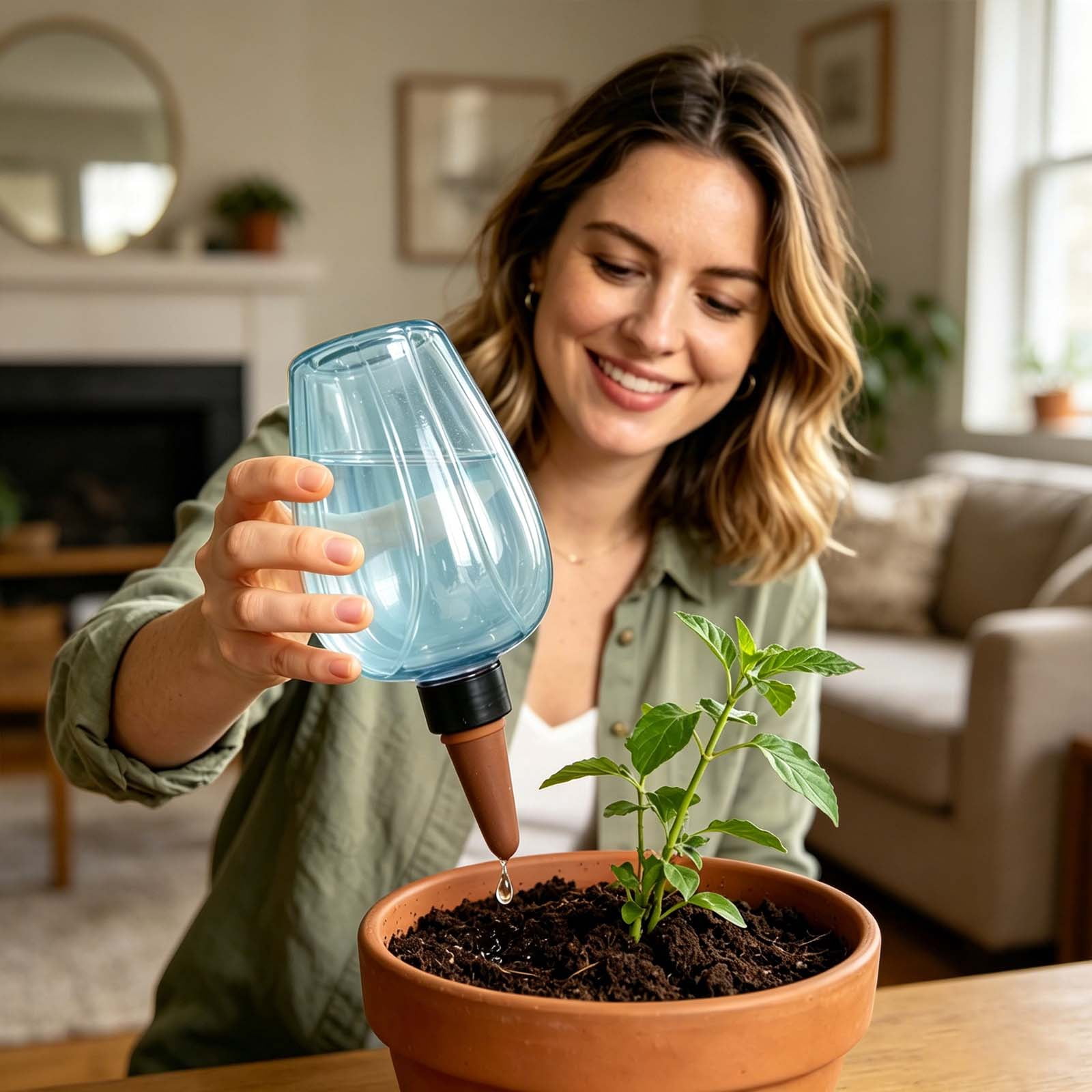 Large 350 ml Self Watering Balls Automatic Plant Watering System for ...