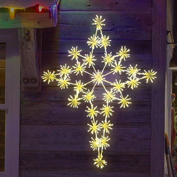 Large 39"x29.5" Twinkle 464 LED Bethlehem Star Super-Bright Warm White ...