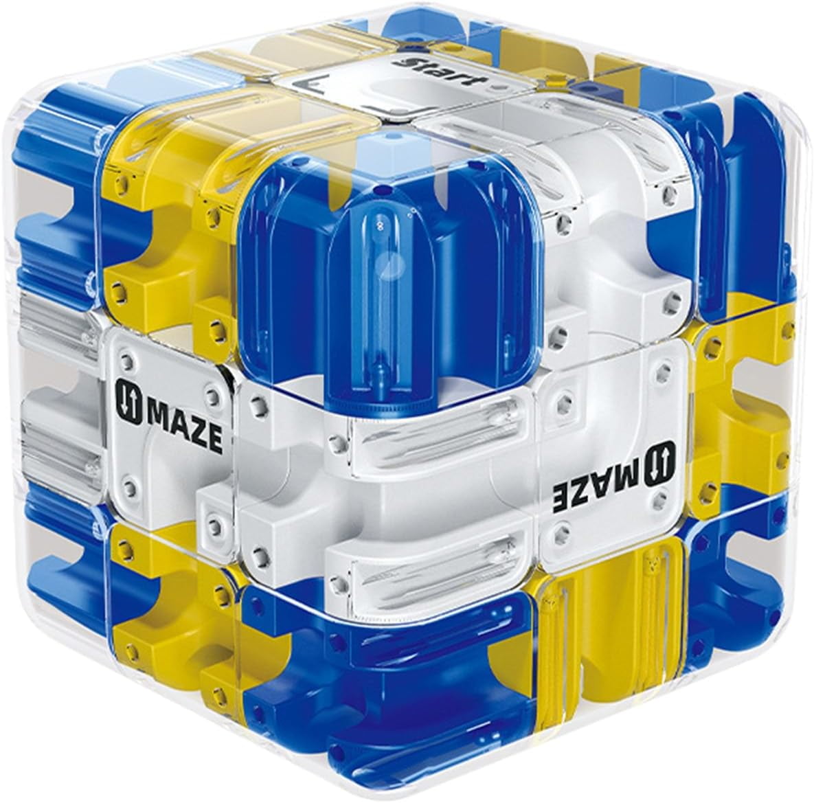 Large 3D Labyrinth Puzzle Maze Cube, 3D Cube Puzzle for Kids, Engaging ...