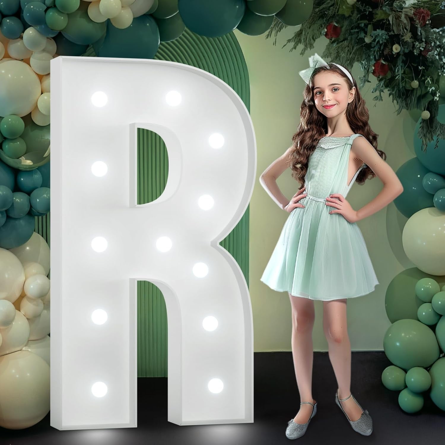 Large 4 Feet Tall Marquee Letters, Light Up Letter R, Light Up Letters ...