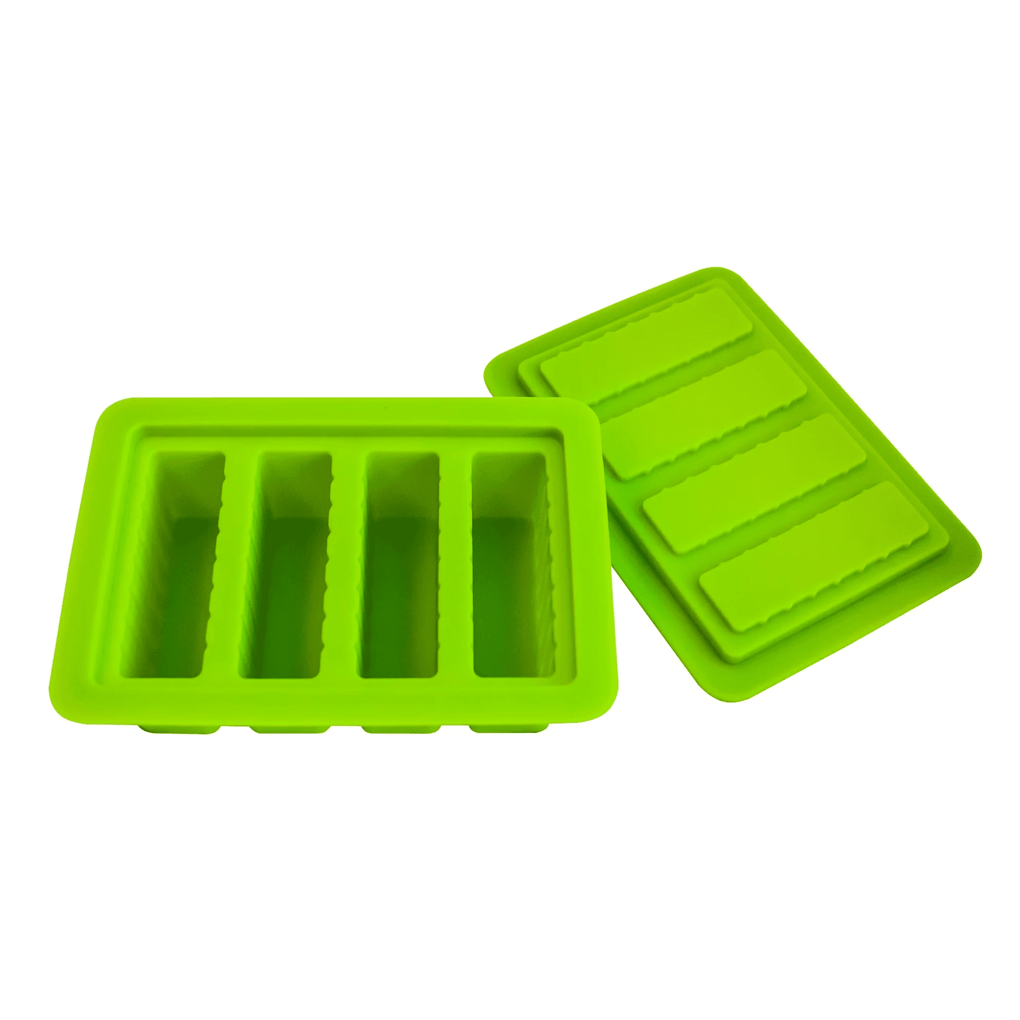 Large 4 Silicone Butter Mold, Butter Tray with Lid, Large Butter Maker ...
