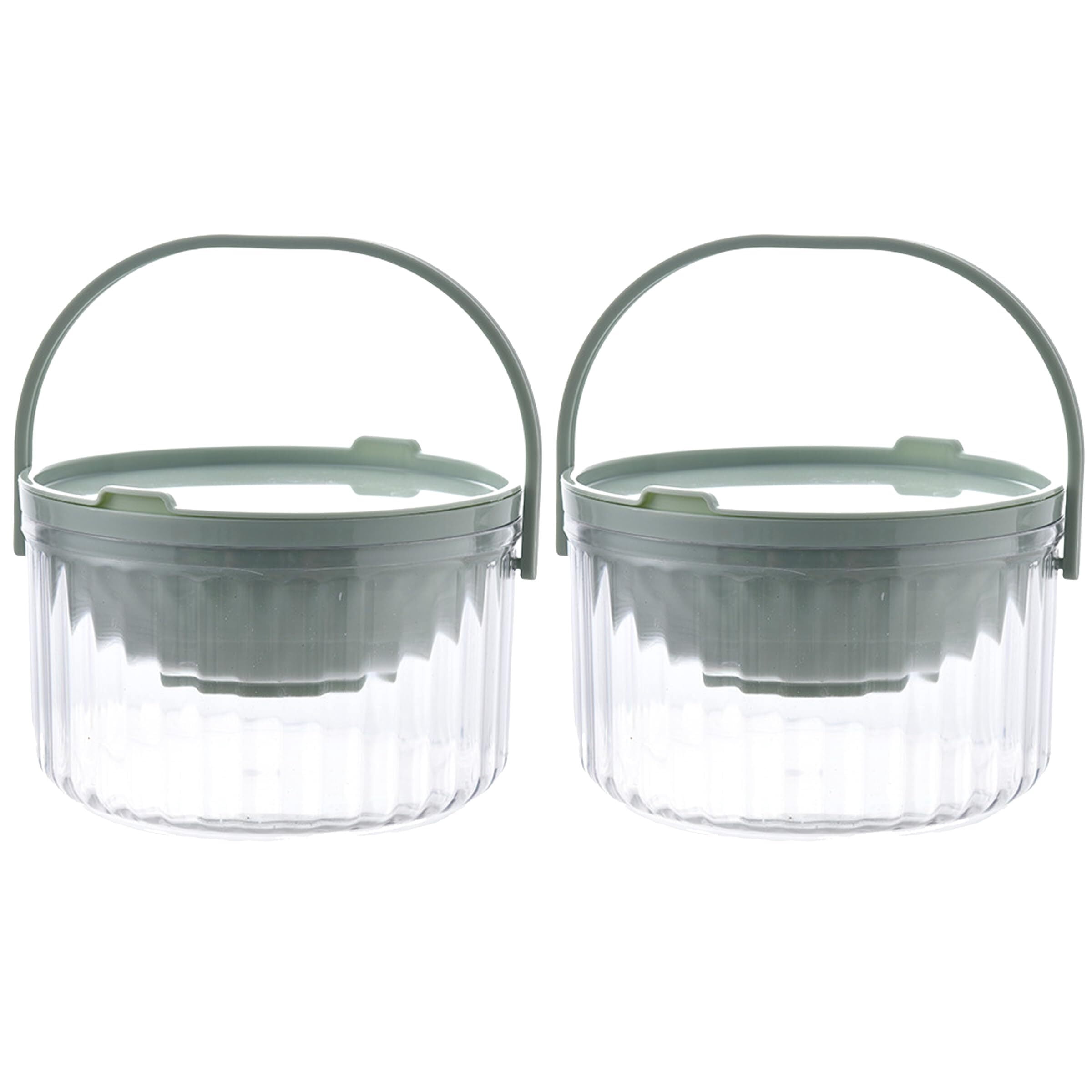 Large 40oz Salad Dip Chiller Bowl with Ice Chiller Base, Base and Lid ...