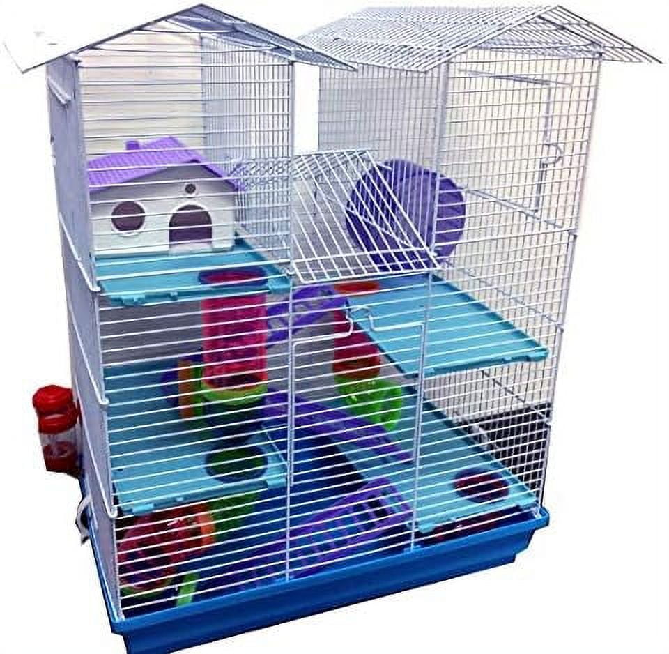 Large 5-Floor Twin Towner Play Tube Habitat Syrian Hamster Rodent ...