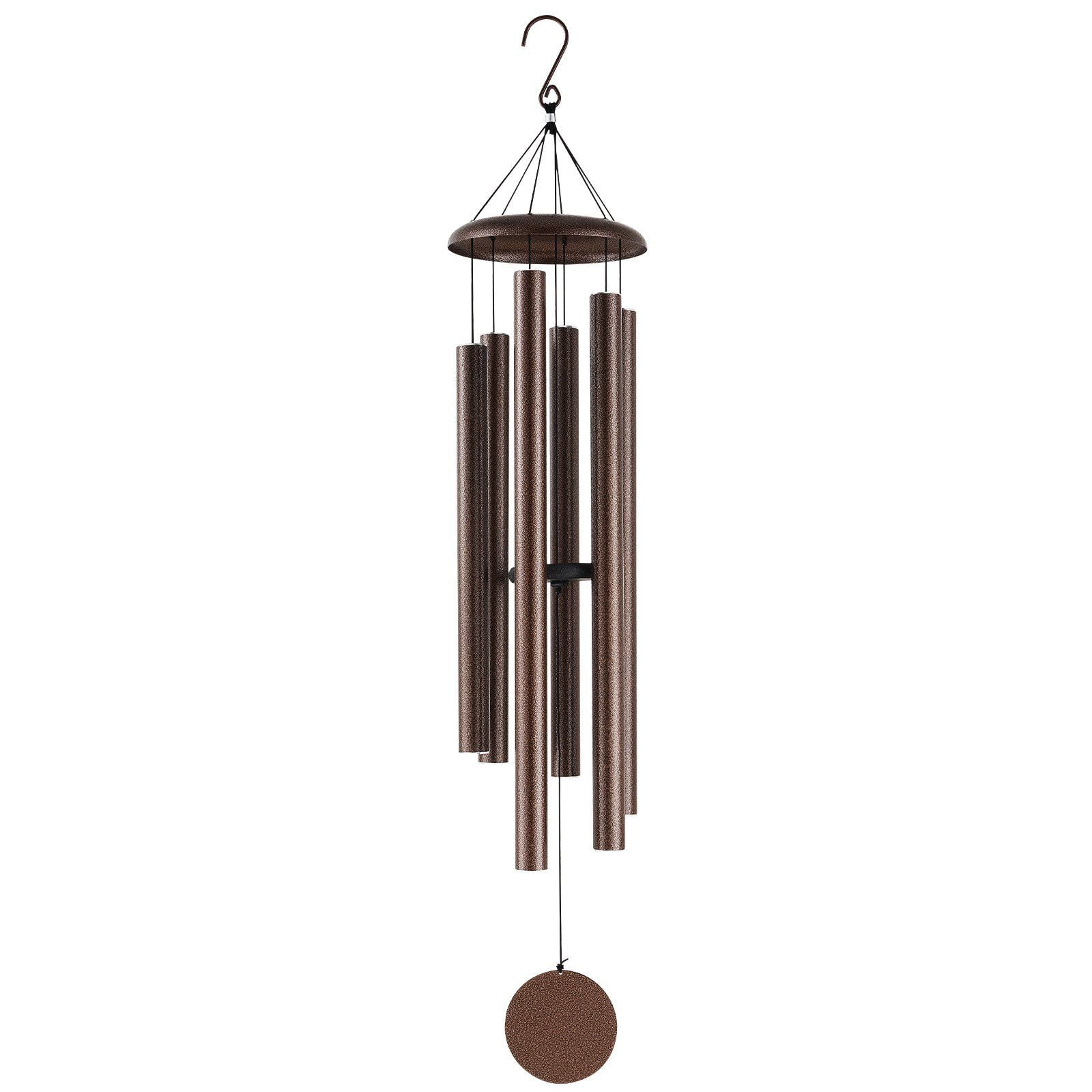 Large 50" Memorial Wind Chimes – Heavy-Duty Aluminum Deep Tone Outdoor ...
