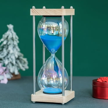 Vintage Wooden Hourglass, Large 60 Minutes Sand Timer - Elegant ...