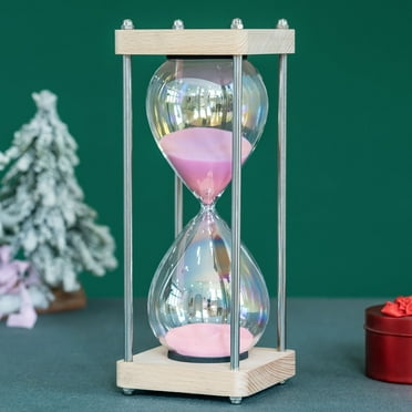 Lmzxmcy Large Sand Timer, 60 Minutes Hourglass Timer, Vintage Wooden ...