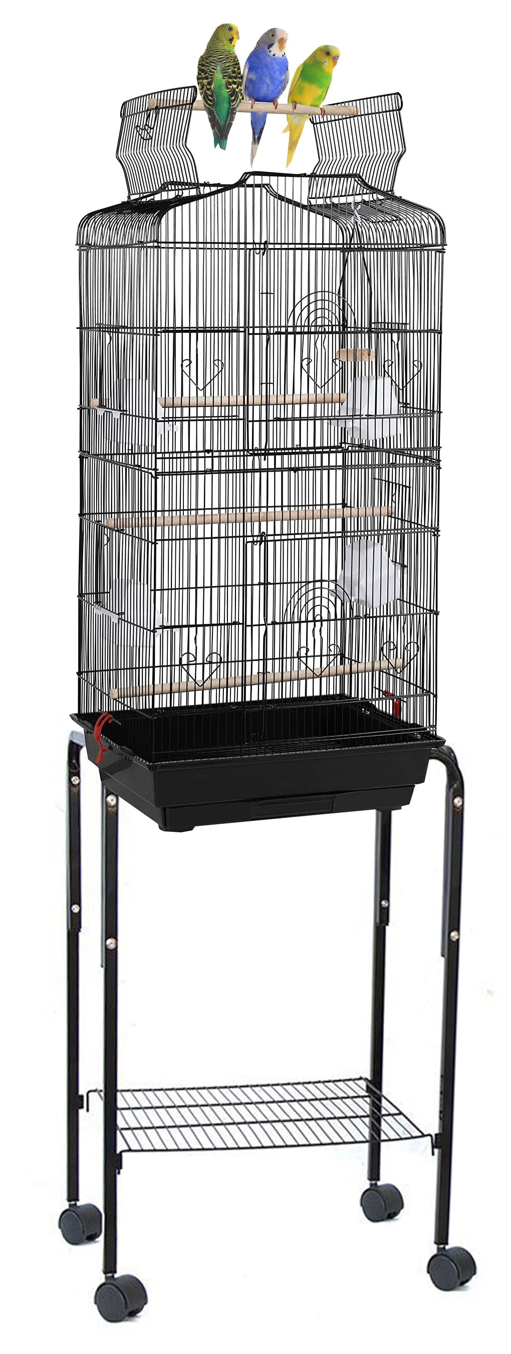 Spacious 64-inch Rolling Bird Cage with Nesting Nepal | Ubuy