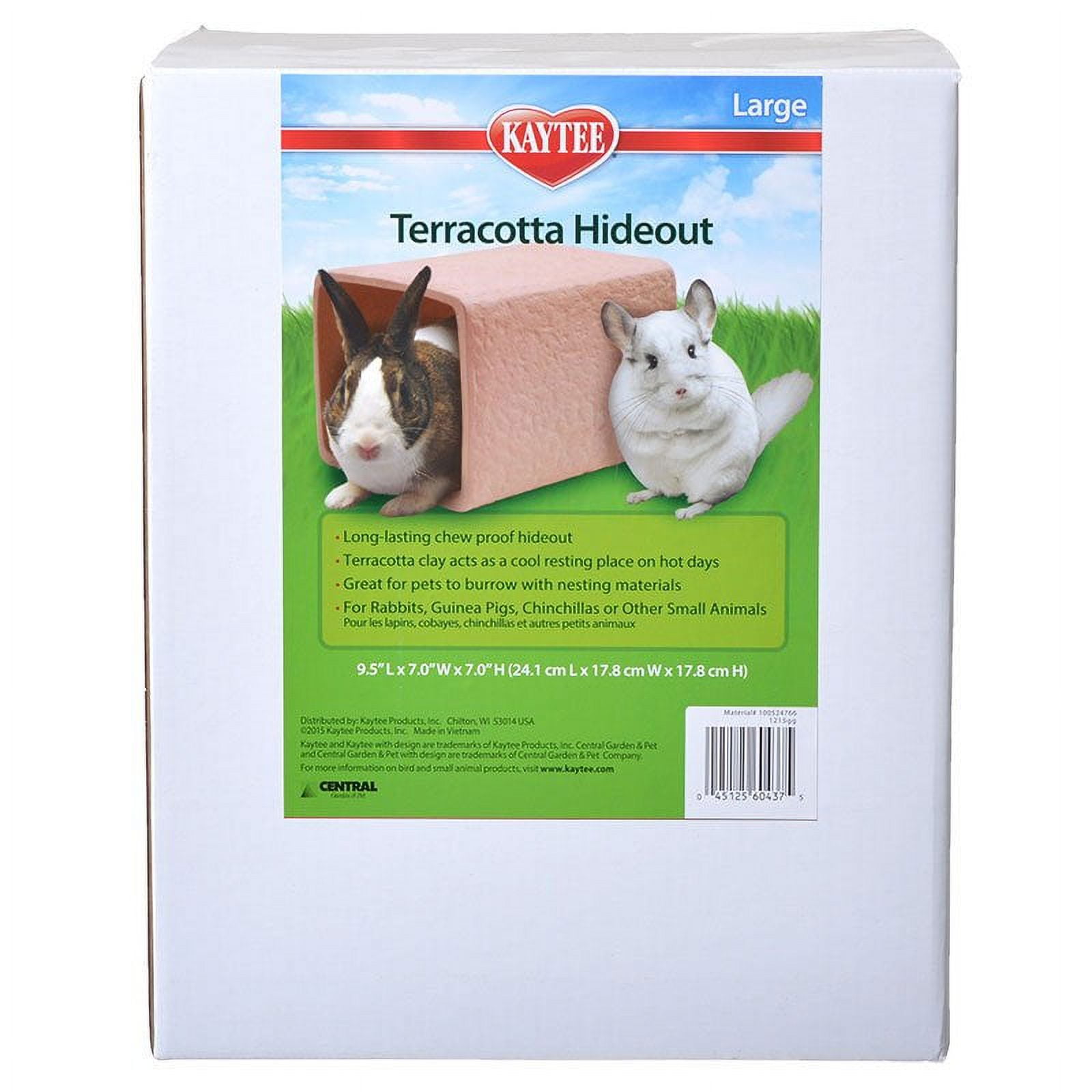 Large (7"W x 9.5"H) Kaytee Terracotta Hideout for Small Pets - Walmart.com