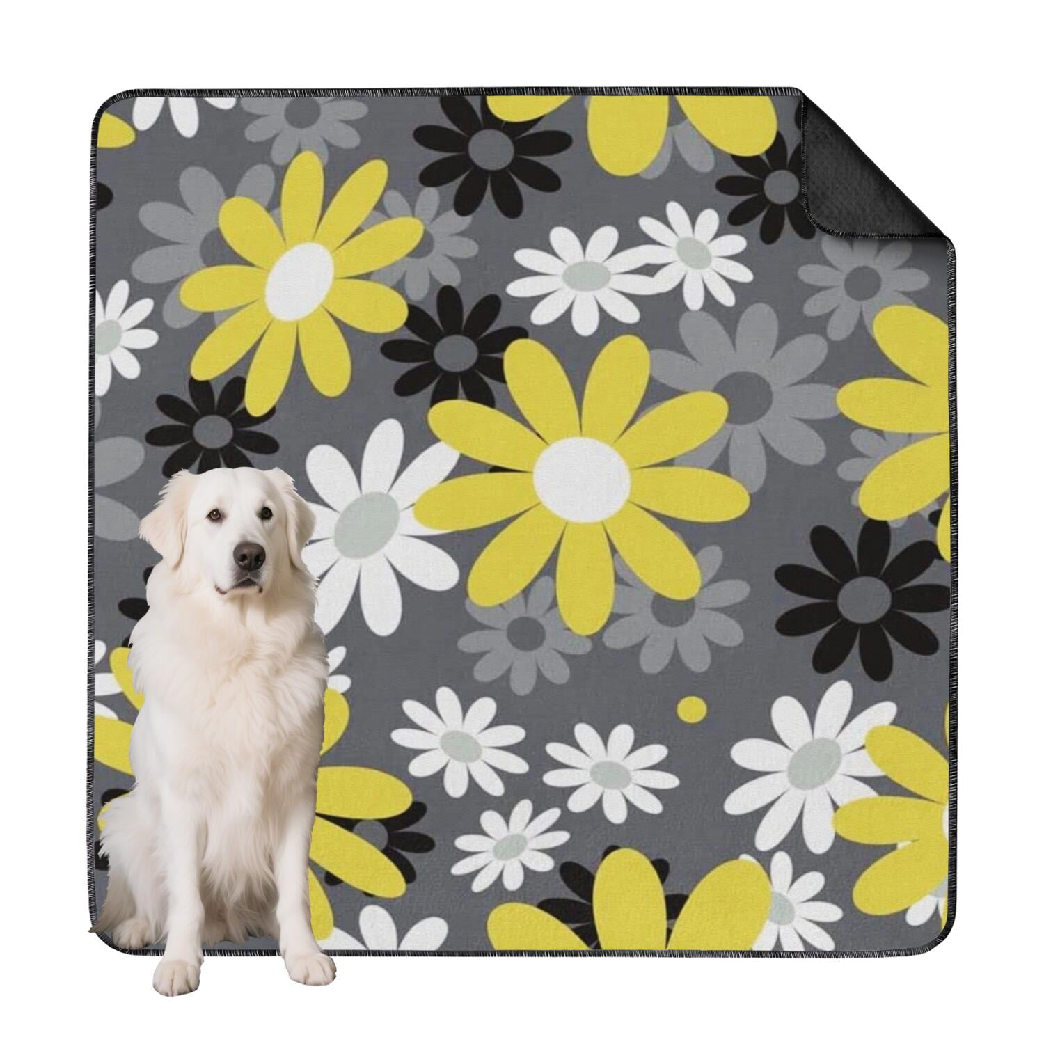 Large 72x72 Inch Washable Dog Pad Reusable, Super Absorbent Potty ...