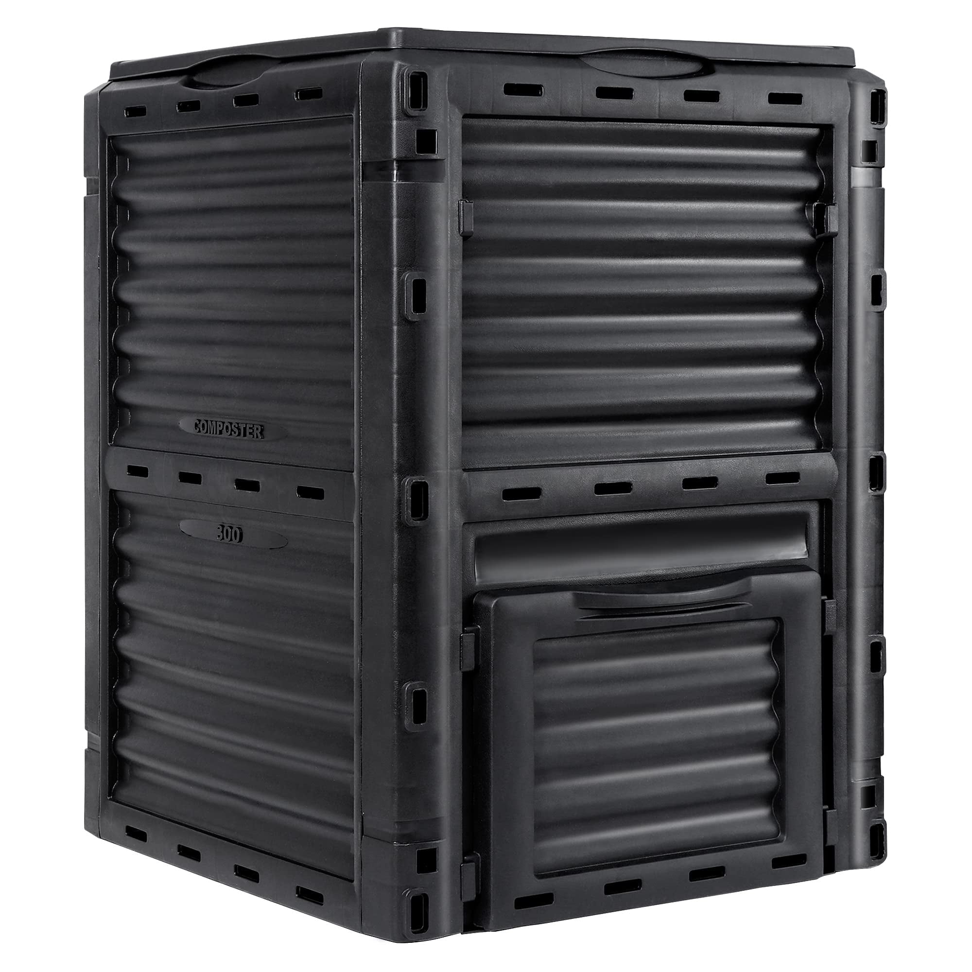 Large 80 Gallon Compost Bin Outdoor, BPA Free 300L Garden Composter for ...