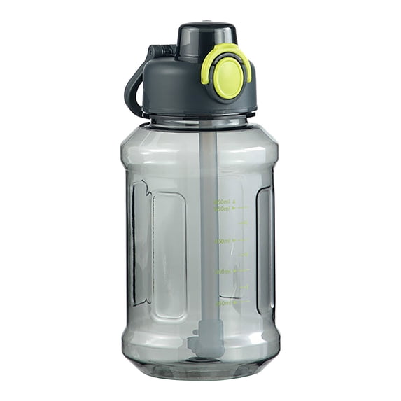 Large 850ml Sports Water Bottle with Straw, Leak-Proof, Motivational ...