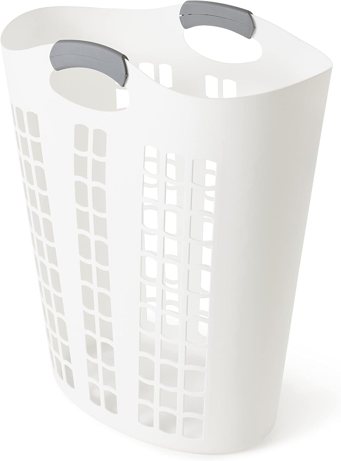 Large 87.5 Liter Easy Carry And ible Fully Ventilated Plastic Laundry ...