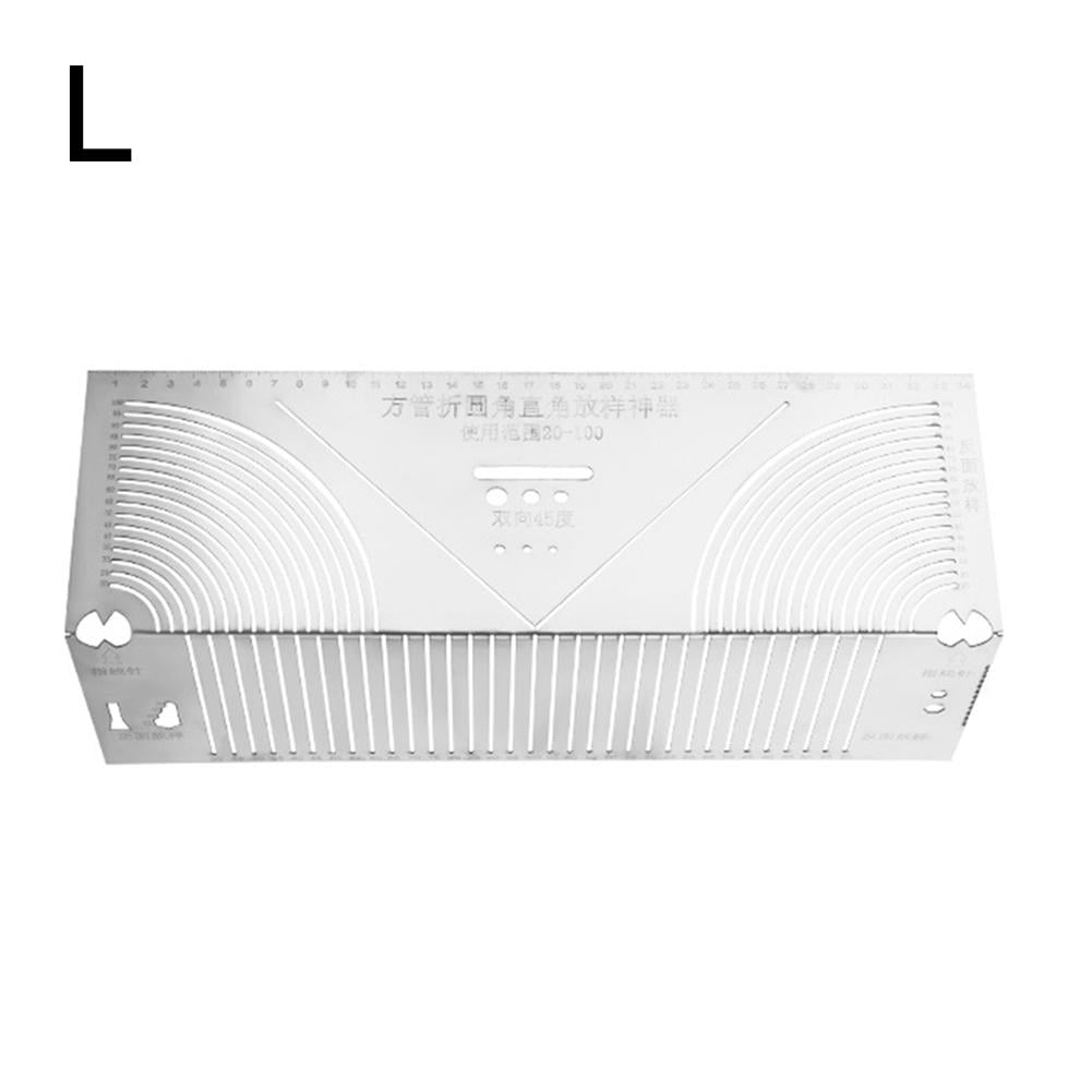 Large (A) $ Square Tube Folding Ruler Square Steel Fold 90 Degree Arc ...