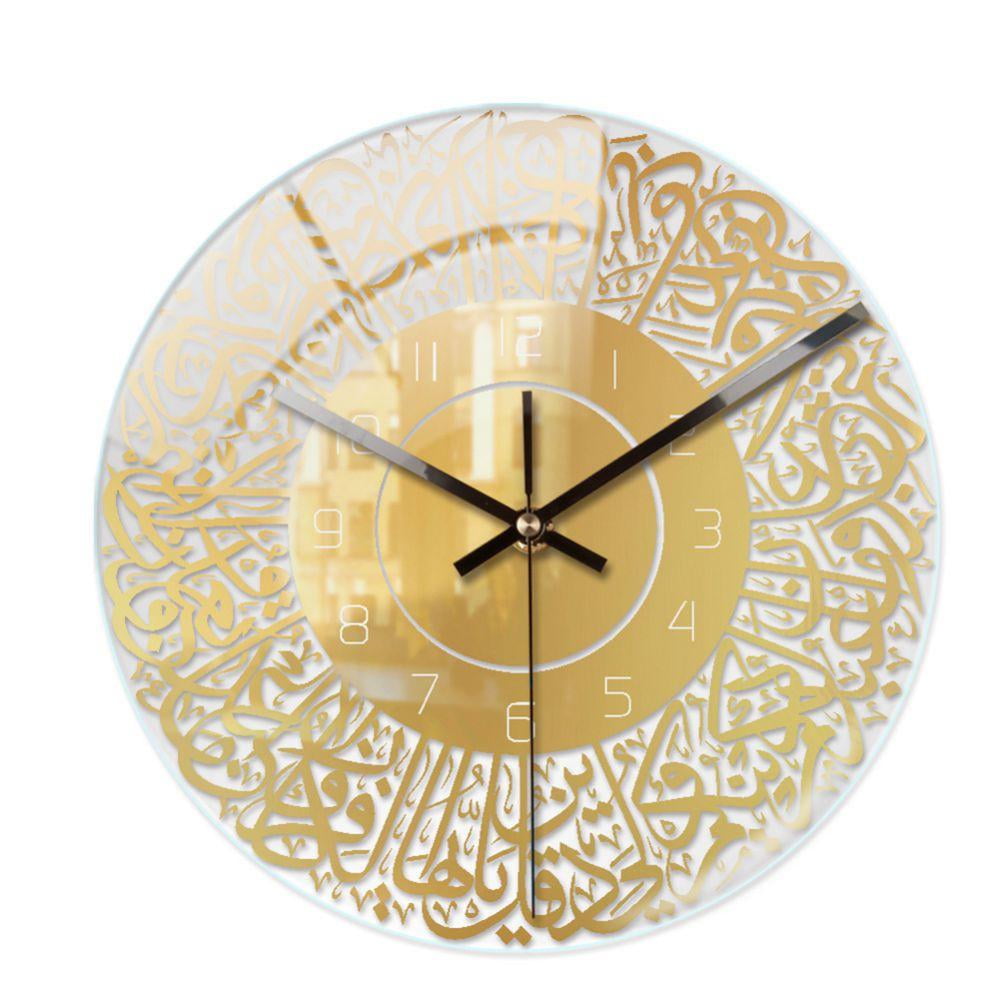 Large Acrylic Decorative Wall Clocks, Non-Ticking Silent Quartz Clocks ...