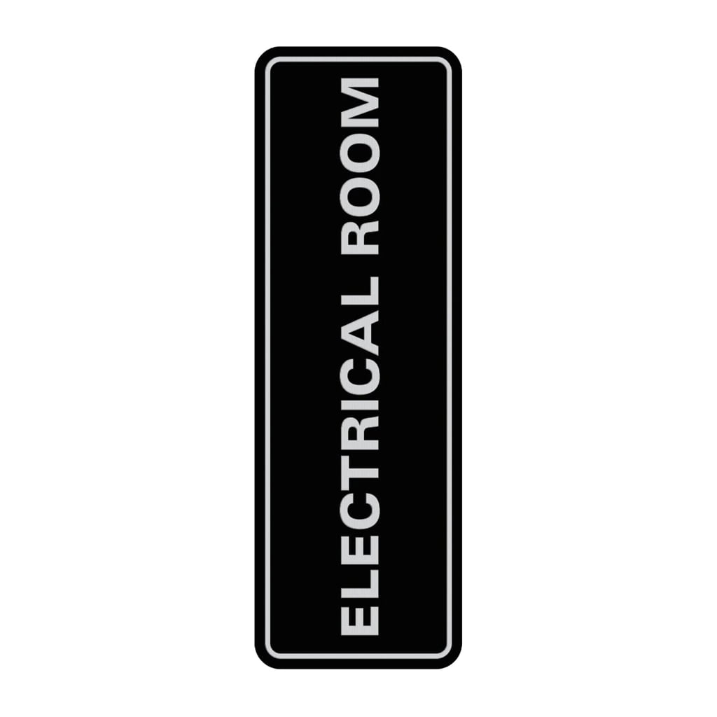 Large Acrylic Fire Safety Sign Standard Electrical Room Electric Closet ...